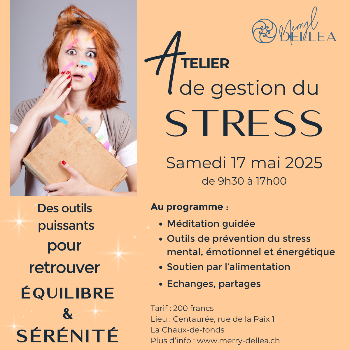 Atelier de prévention du stress - Merryl Dellea Kinésiologie